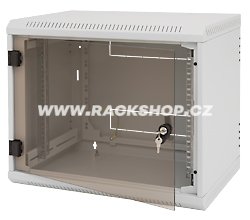 RBA-06-AS6 - 19“ nástěnný jednodílný rozvaděč Triton 6U hl.600mm ...